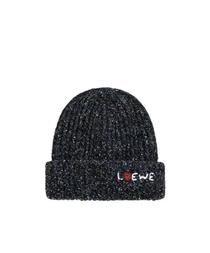 Loewe Wool, Silk And Alpaca Blend Knitted Beanie