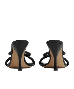 Bottega Veneta Blink Heeled Mules - Black