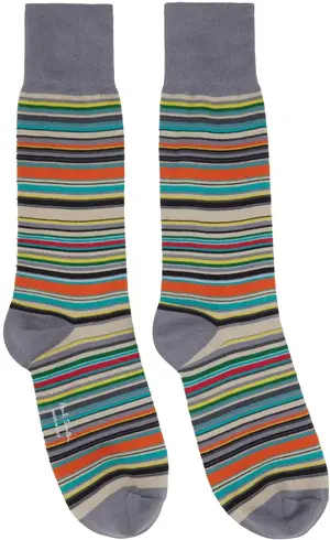 Paul Smith Striped Three-pack Socks