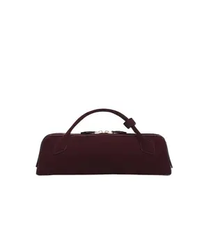 Alaïa Teckel Zipped Clutch Bag - Red