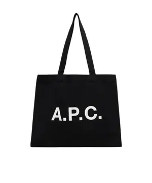 A.p.c. Diane Logo Tote Bag - Black