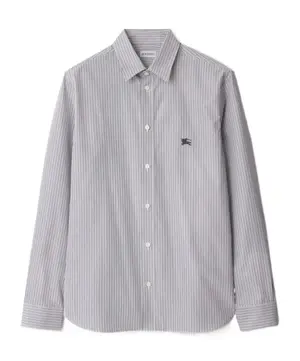 Burberry Regular Fit Striped Cotton Shirt