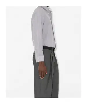 Burberry Regular Fit Striped Cotton Shirt