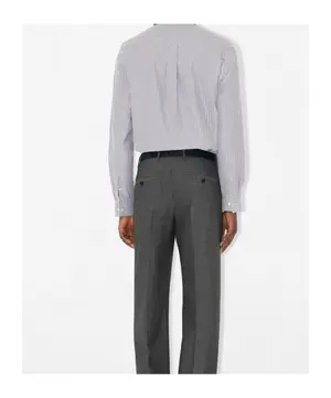 Burberry Regular Fit Striped Cotton Shirt