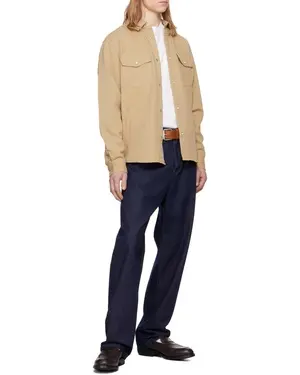 Carhartt Work In Progress Logo Patch Wide Leg Jeans