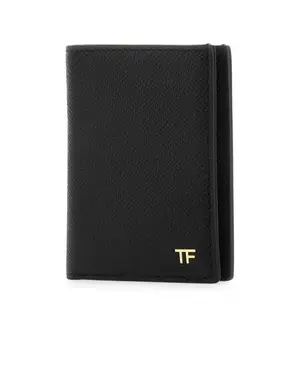 TOM FORD Logo Plaque Bi-fold Wallet