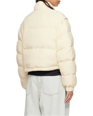 Moncler Selle Logo Patch Puffer Jacket