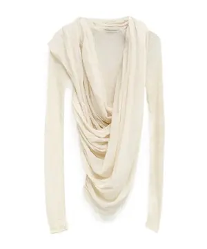 Paloma Wool Cowl-effect Knitted Top
