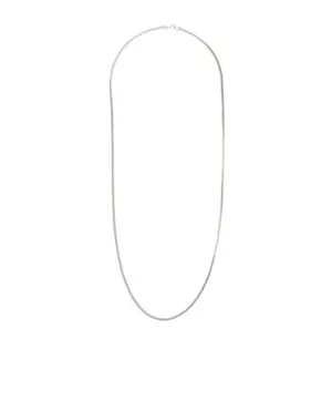 Tom Wood Curb Chain M Satin Necklace - Gray