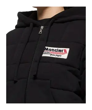 Moncler Logo Patch Zip-up Jacket