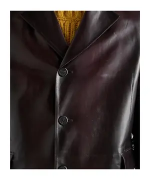 Prada Nappa Leather Coat
