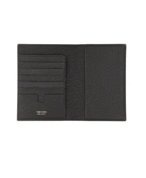 TOM FORD Engraved-logo Passport Holder