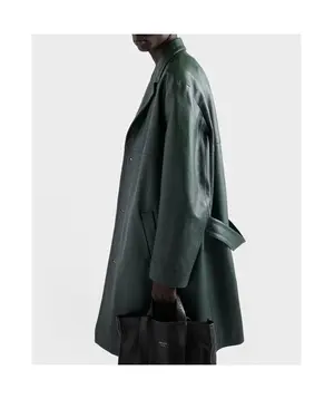 Prada Leather Coat