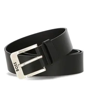 Hugo Boss Logo Buckle Belt - Black