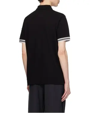 Moncler Logo Embroidered Short-sleeved Polo Shirt
