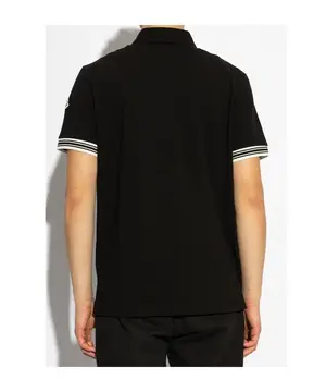 Moncler Logo Embroidered Short-sleeved Polo Shirt
