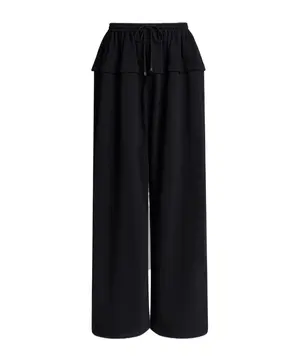 Alaïa Peplum Fleece Pants