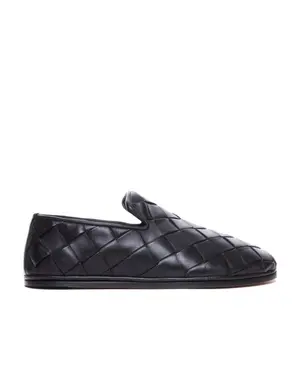 Bottega Veneta Intreccio Slip-on Loafers