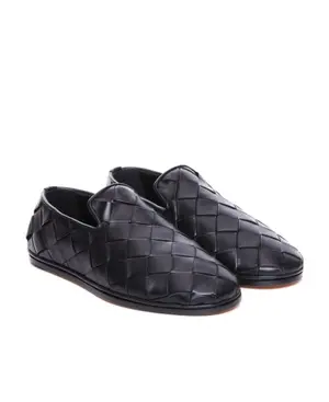 Bottega Veneta Intreccio Slip-on Loafers
