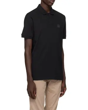 Hugo Boss Logo Patch Short Sleeved Polo Shirt