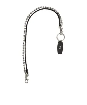 Y3 Logo Plaque Key Chain