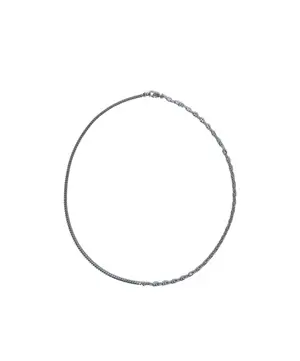 Tom Wood Run Chain Necklace - Silver