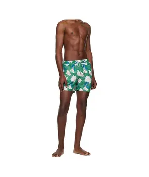 Hugo Boss Drawstring Swim Trunks - Brown