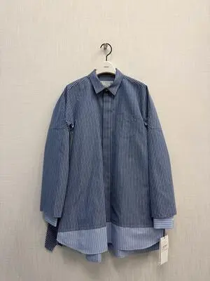 Sacai Striped Poplin Shirt