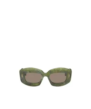 Loewe Logo Rectangular Sunglasses