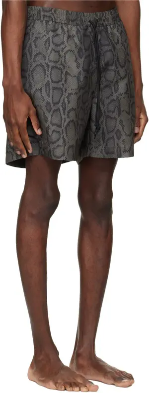 Carhartt Work In Progress Sea Print Swim Shorts