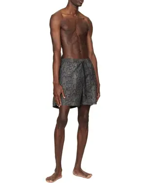 Carhartt Work In Progress Sea Print Swim Shorts