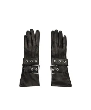 VIVIENNE WESTWOOD Buckle-fastening Leather Gloves