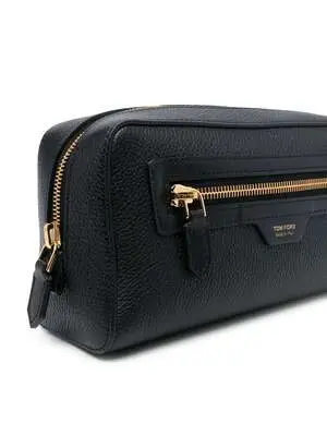 TOM FORD Logo Printed Zip-up Toiletry Bag