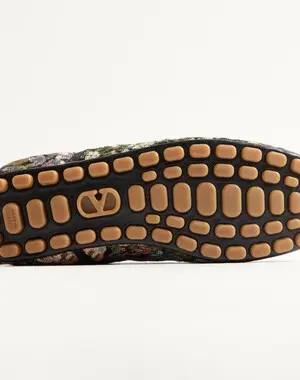 Valentino Garavani Rythmika Ballerina In Après L'hiver Jacquard Fabric