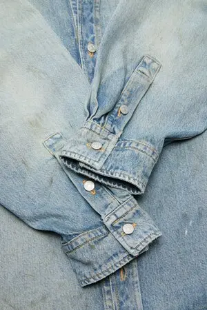 Acne Studios Distressed Denim Shirt