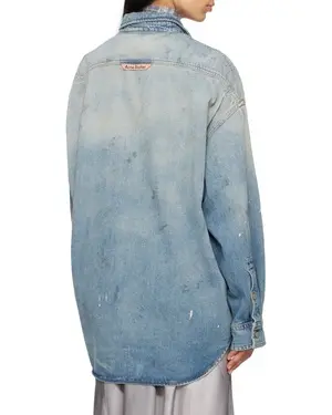 Acne Studios Distressed Denim Shirt