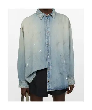 Acne Studios Distressed Denim Shirt