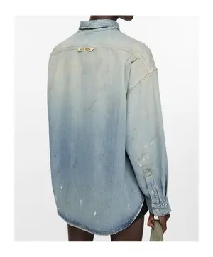 Acne Studios Distressed Denim Shirt