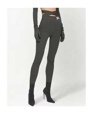 Dolce & Gabbana Crossover-strap High-waisted Leggings