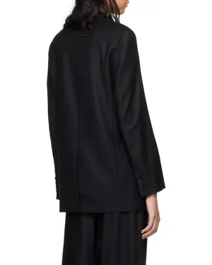 THE ROW Dustina Virgin Wool Flannel Blazer