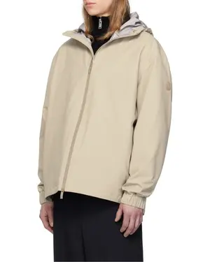 Moncler Hooded Zip-up Jacket