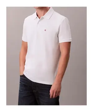 Calvin Klein Embroidered-logo Polo Shirt