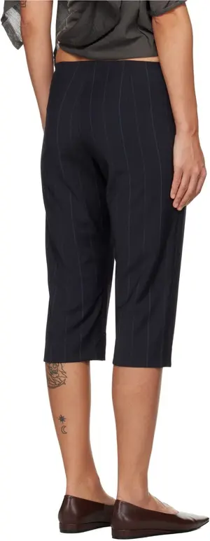 Paloma Wool Striped Casual Trousers - Black
