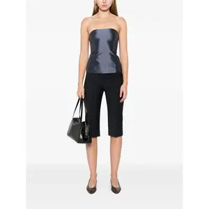 Paloma Wool Striped Casual Trousers - Black
