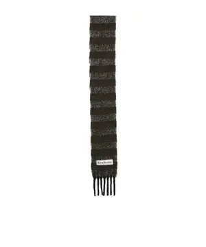 Acne Studios Rectangular Scarf - Black