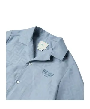 Fendi Ff Logo-jacquard Shirt