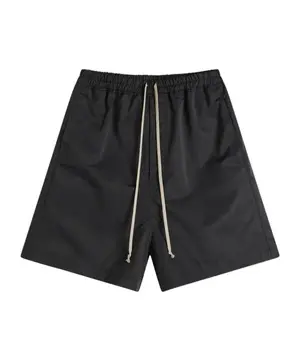Rick Owens Drawstring-waist Drop-crotch Shorts - Black