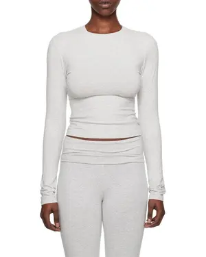 SKIMS Long-sleeved T-shirt - White