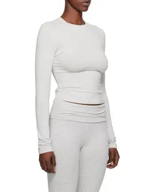SKIMS Long-sleeved T-shirt - White