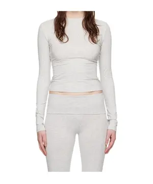 SKIMS Long-sleeved T-shirt - White